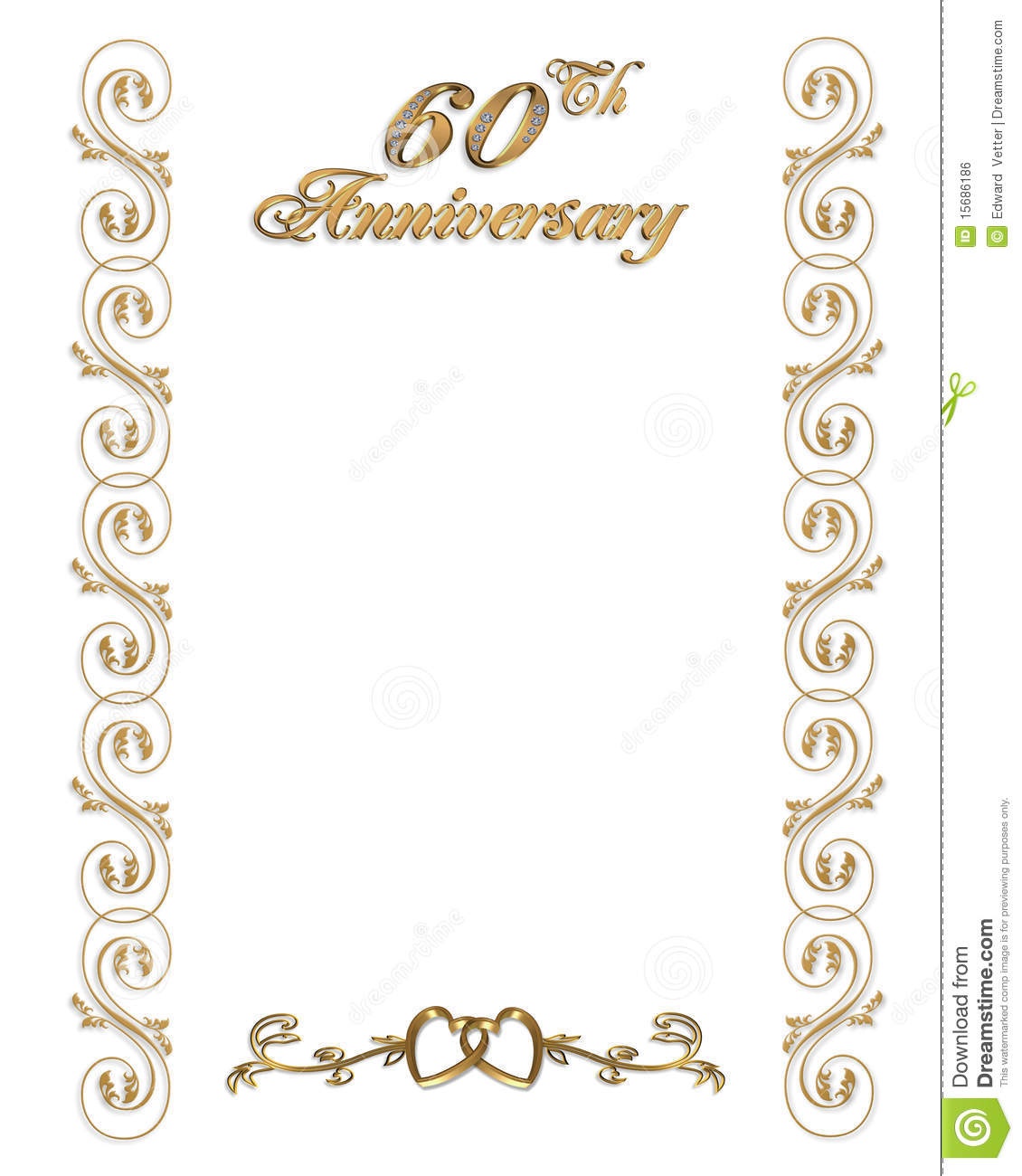 Free Printable 60th Wedding Anniversary Invitations Printable Templates