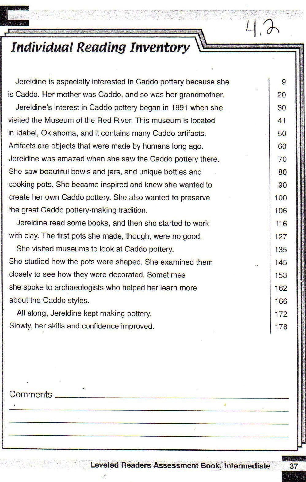 3rd Grade Reading Fluency Passages