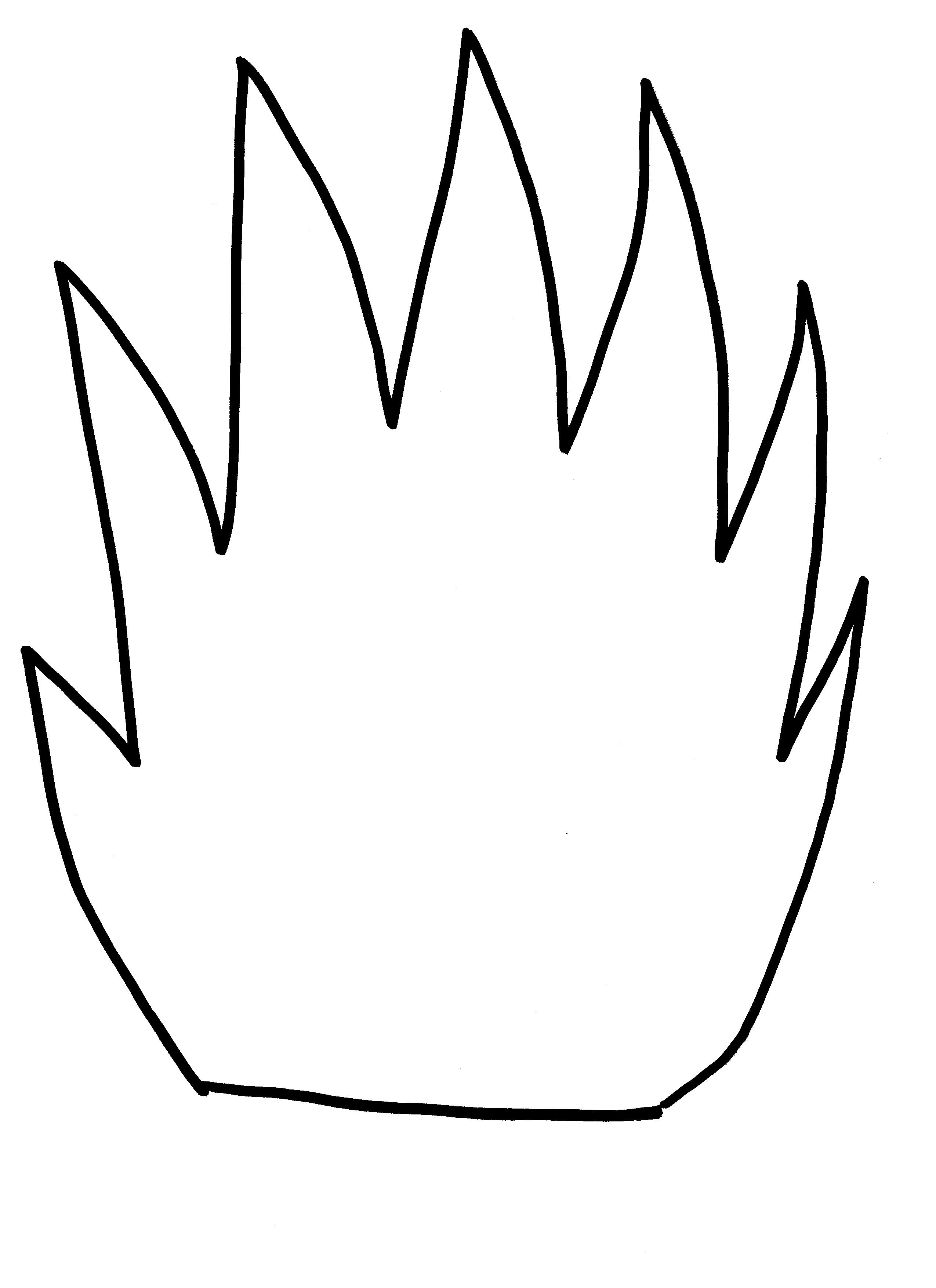 Printable Flames How To Draw Flames Fire Free Stencils 7 Printable 