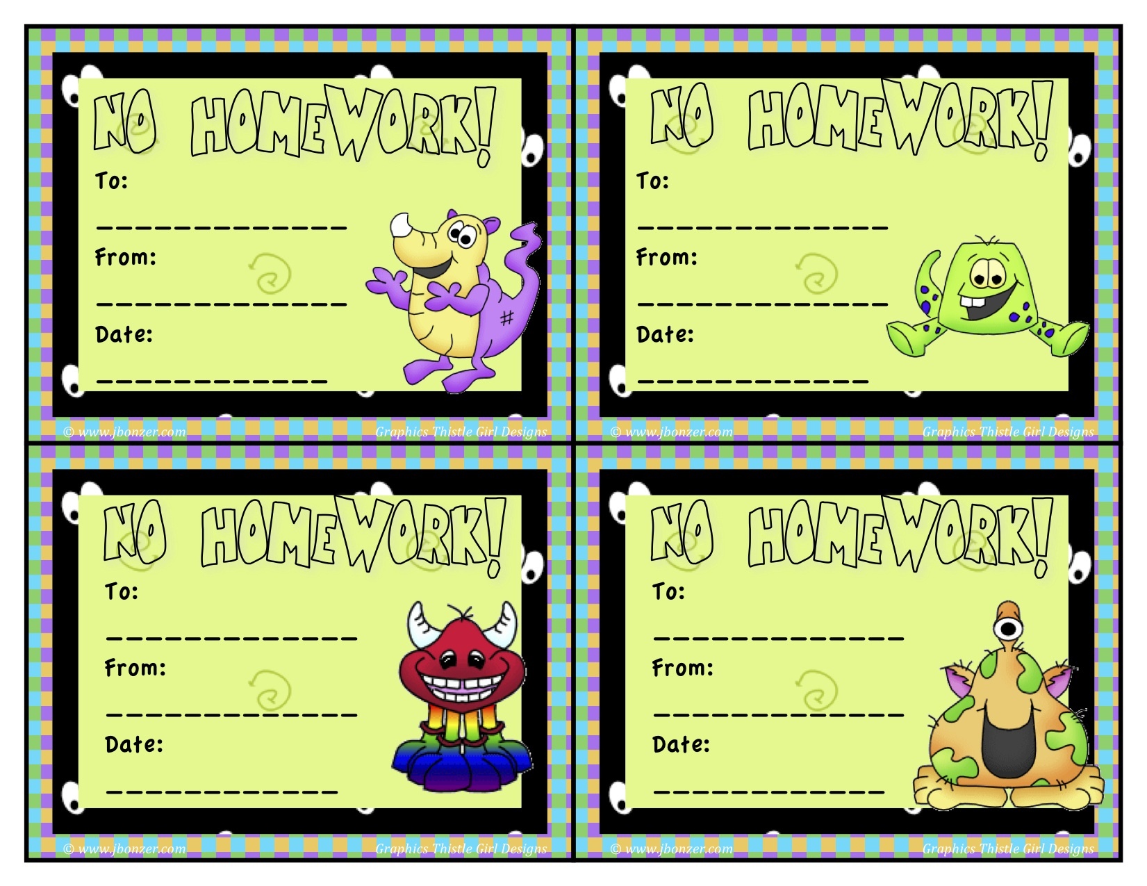 Free Printable Homework Pass Coupon Free Printable