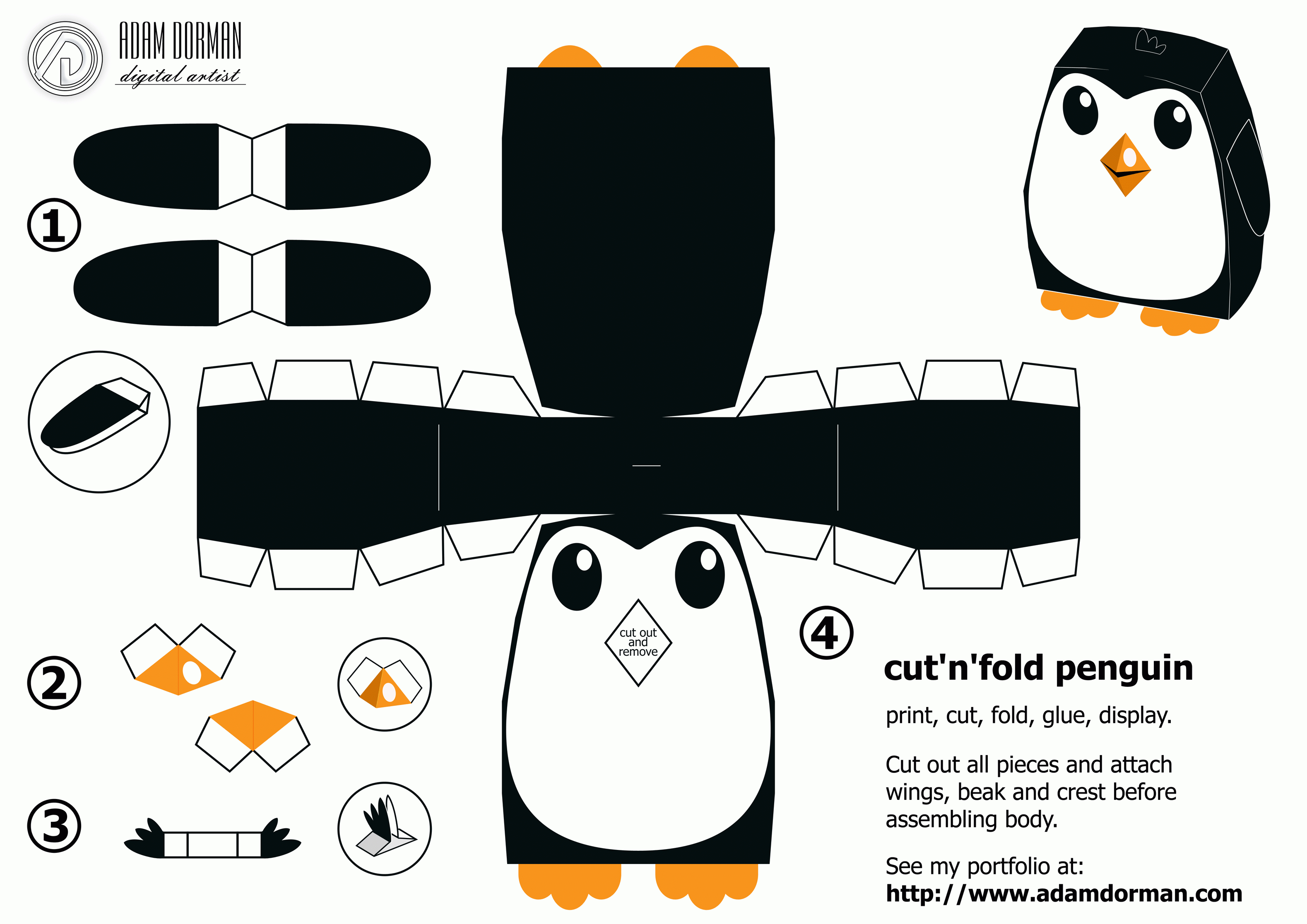 Printable Paper Crafts Templates Chart And Printable World 