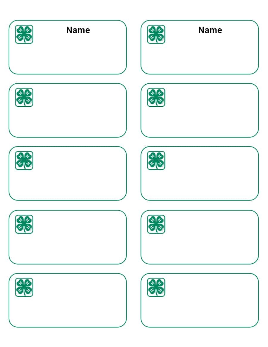 Free Printable Name Tags For Preschoolers Free Printable