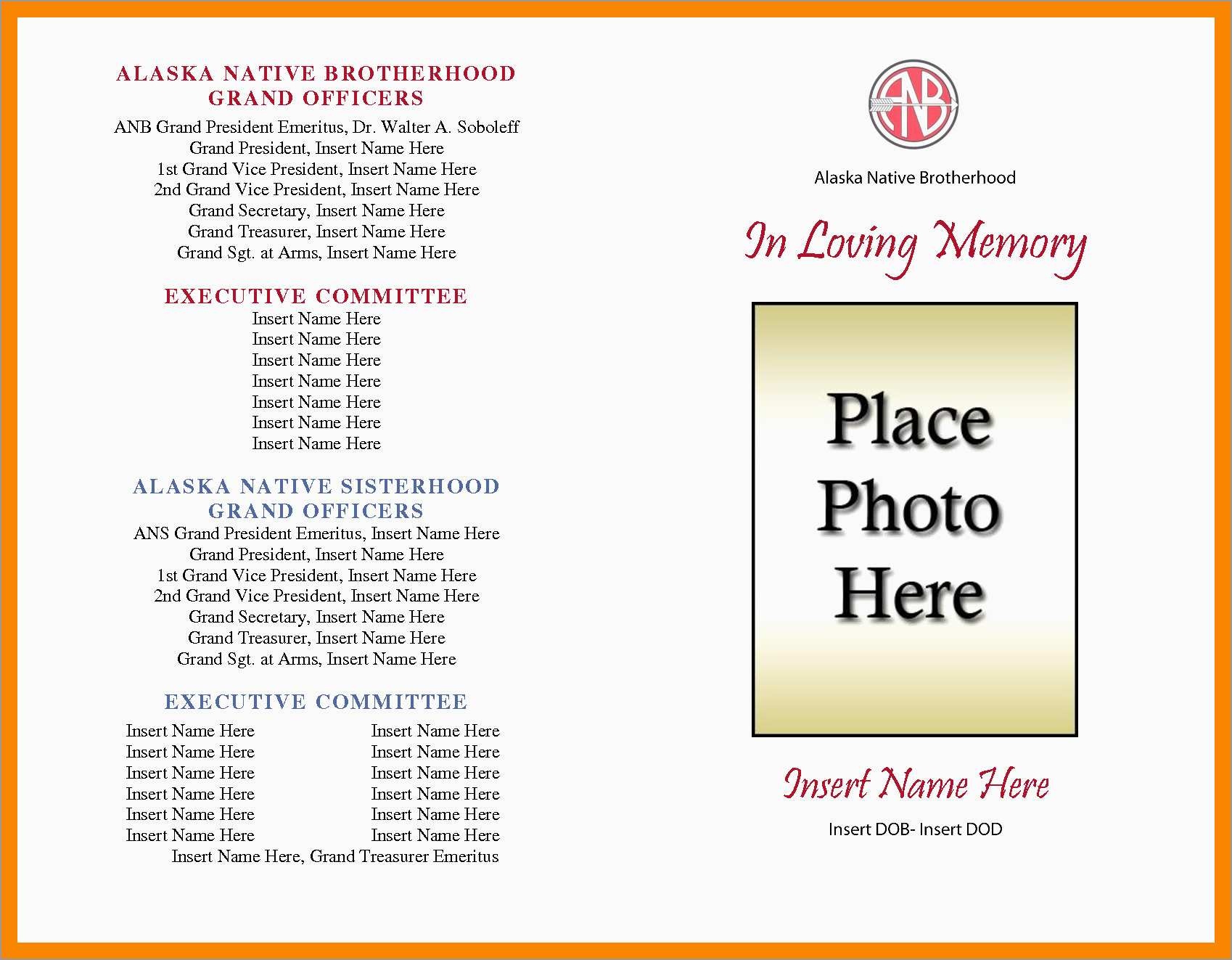 Free Obituary Template Google Docs Creativeenergyworks