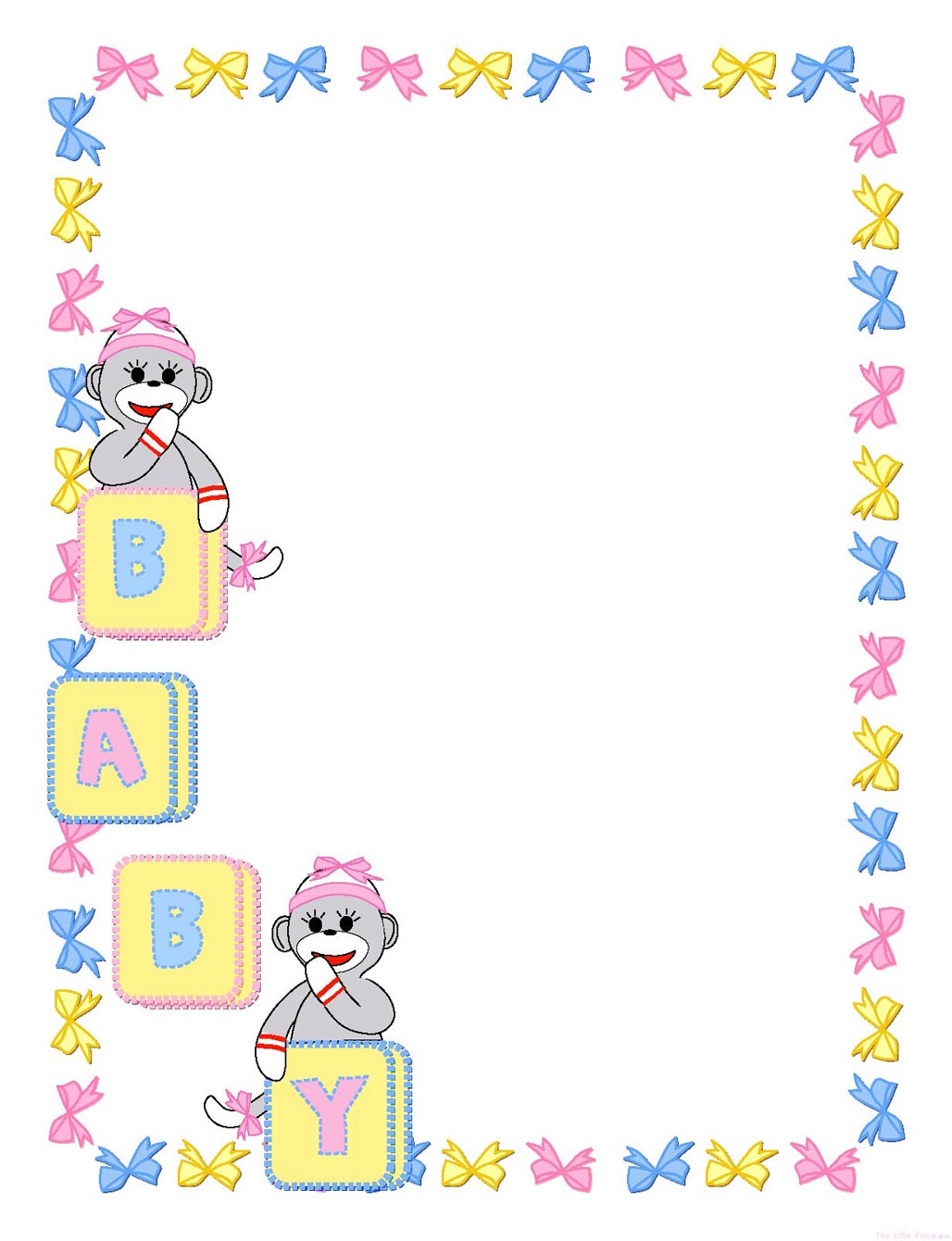Free Printable Digital Scrapbook Template Pages New Born Baby 