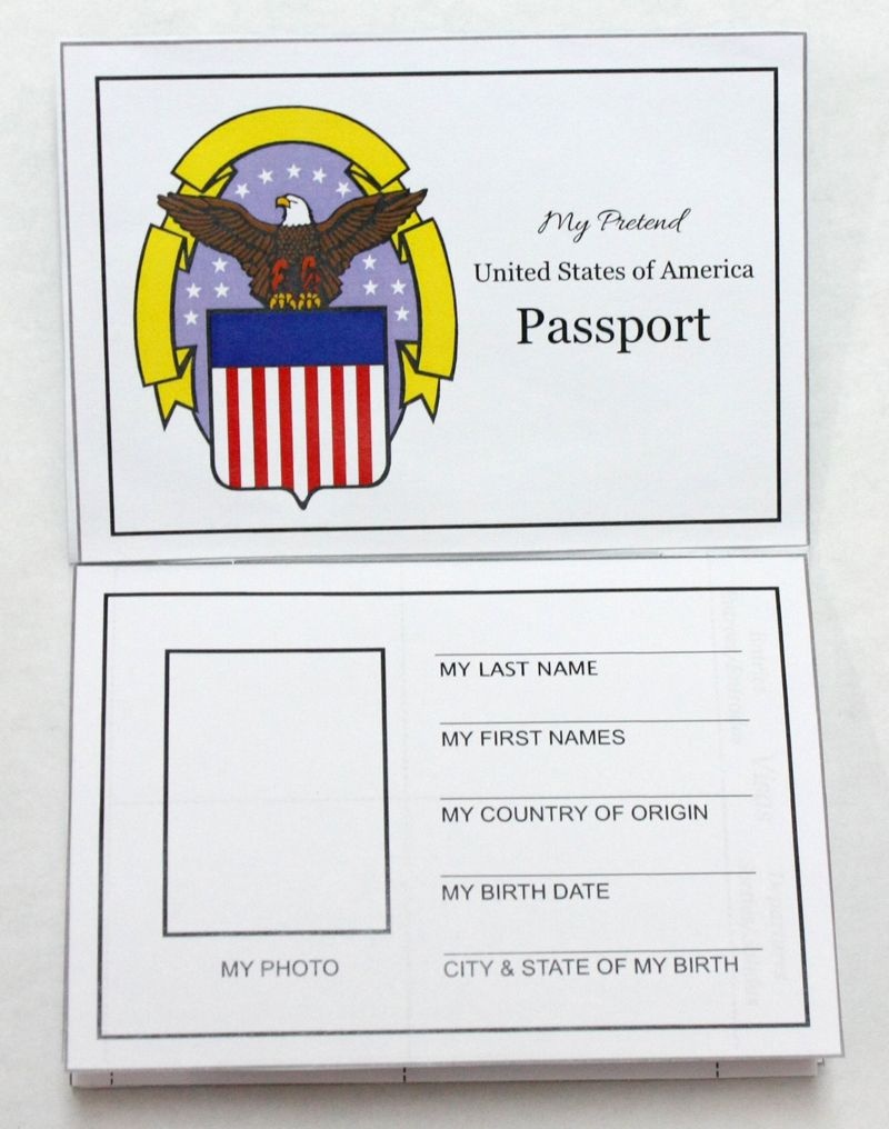 Printable Passports And Customizable Stamps Yw Camp Passport Free 