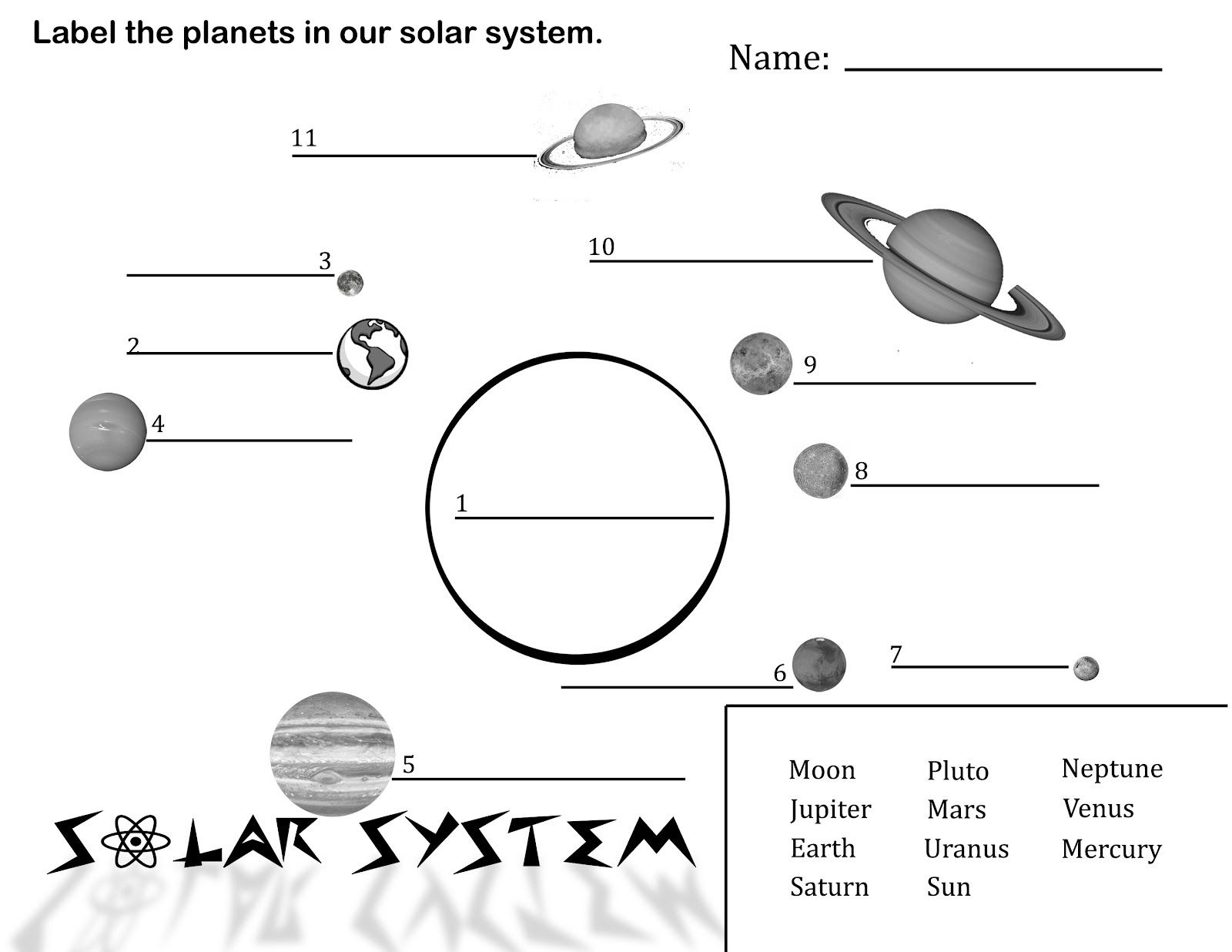 Outer Space Free Printables | Solar System Coloring Page | Crayon ... Outer Space Free Printables | Solar System Coloring Page | Crayon ...