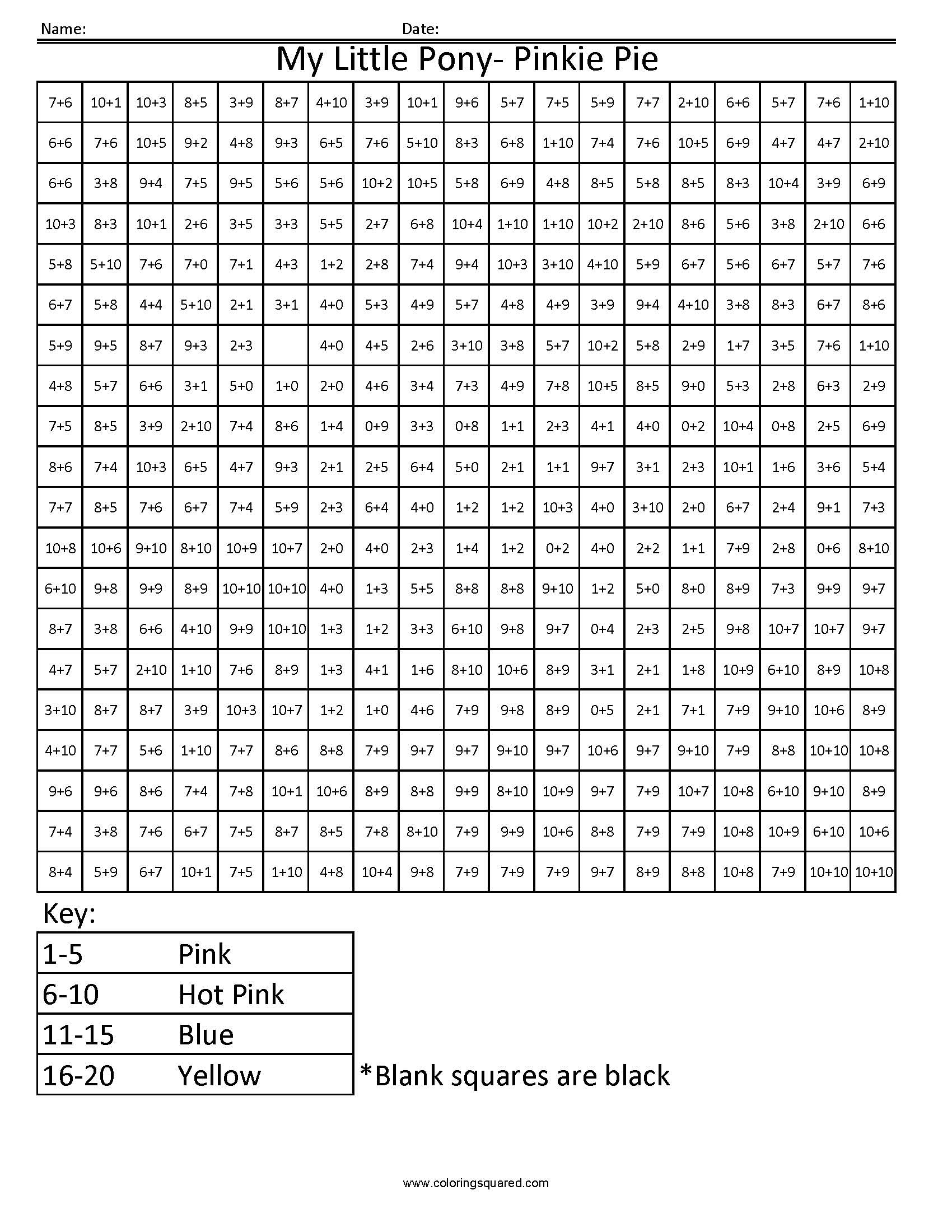 Mystery Math