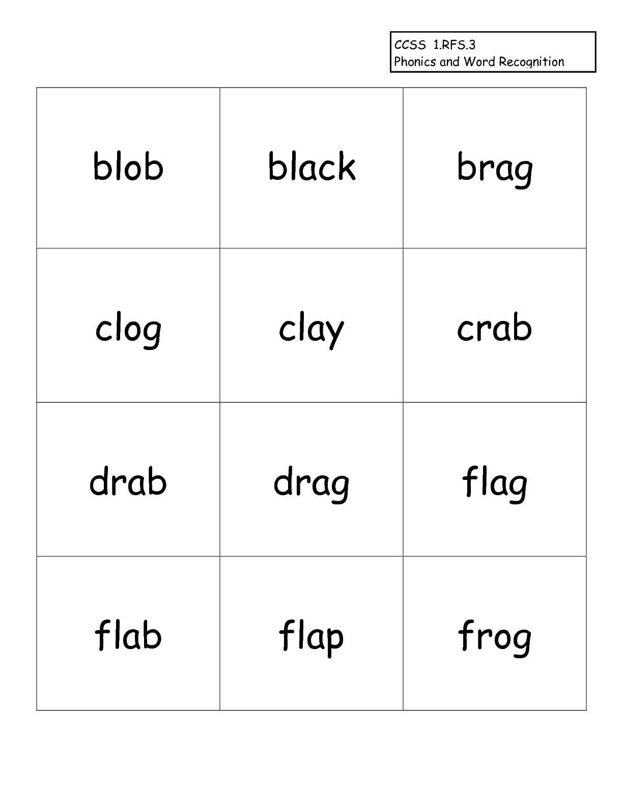 Second Grade Phonics Worksheets And Flashcards Free Printable Grade 1 