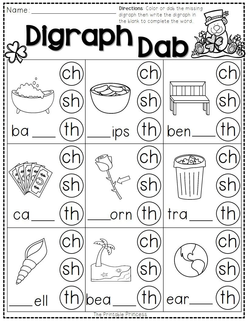 St Patrick s Day Math And Literacy No Prep Freebie Reading Sh